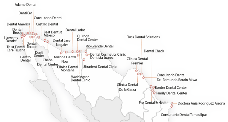 Mexico Dentist Guide, Directory of All Clinics and Dentists in Mexico